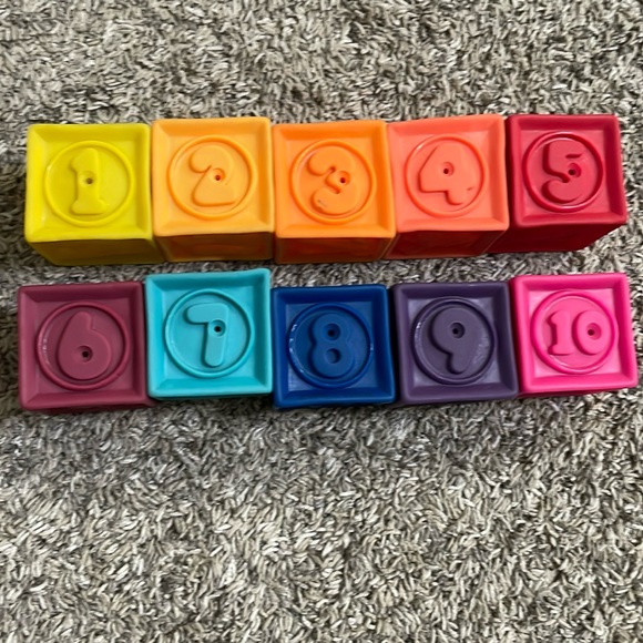 B. Smart | Toys | B Toys Squeeze Baby Blocks Stacking | Poshmark